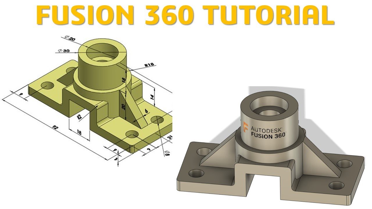Fusion 360 Tutorial #52 | 3D Model Basic Beginners