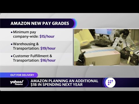 Amazon to raise hourly base pay for most workers to $19