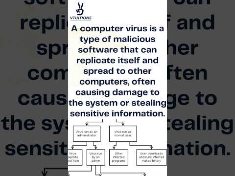 What is a Computer Virus | Vtuitions #ComputerVirus #Malware #ComputerSafety #techtips