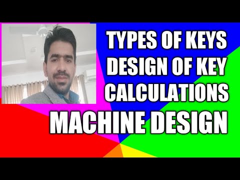 Types of key design of key in Hindi , sunk key saddle key gib head key tangent key Machine design