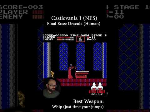 Castlevania 1 (1986 / NES) Final Boss: Dracula (Human Form)