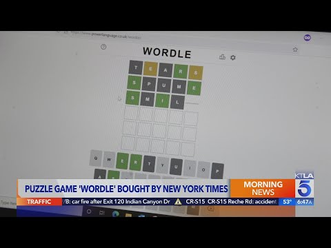 Wordle is bought by the New York Times