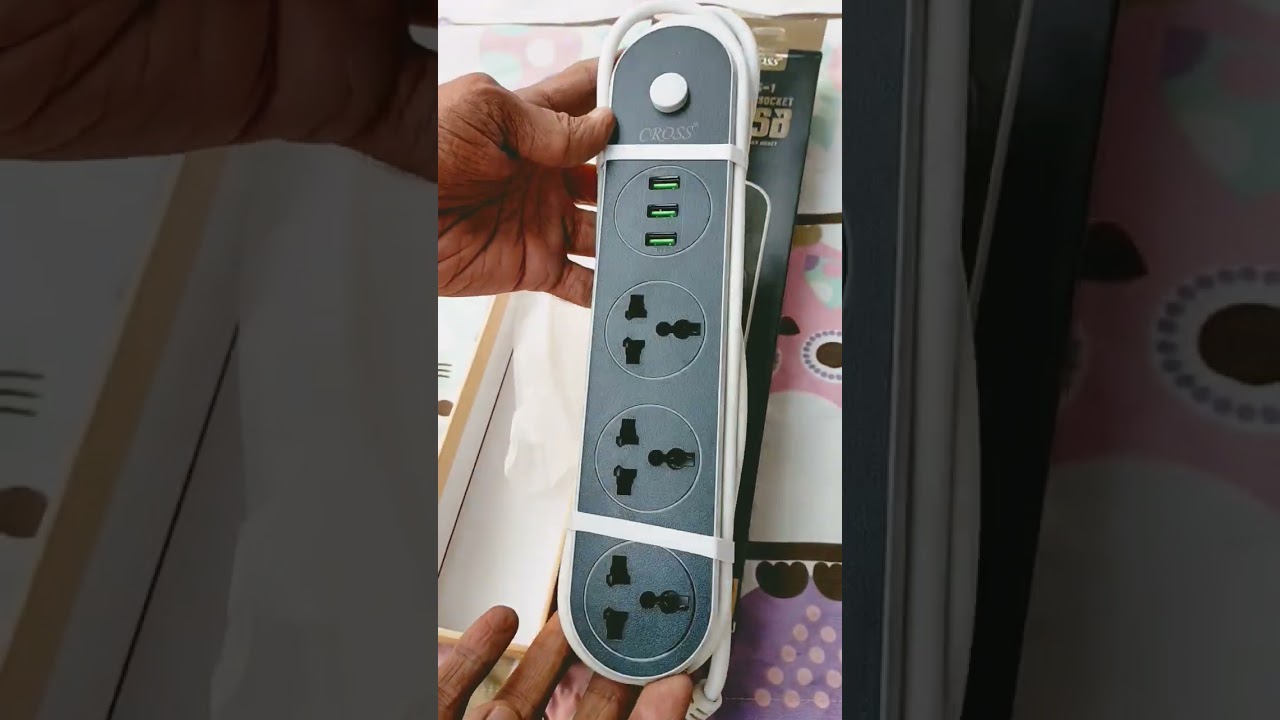 Heavy Duty Power Socket with 3 USB