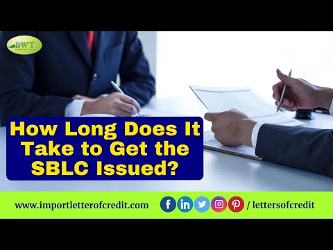 SBLC Issuance | Standby Letter of Credit | What is SBLC | Import Finance