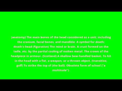 what is the meaning of skull
