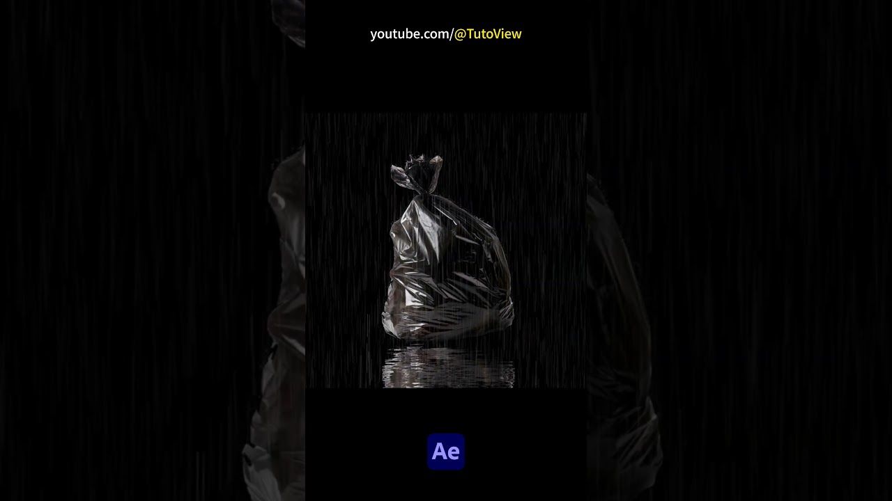 After Effects Easy Rain  #motiongraphics #tutorials
