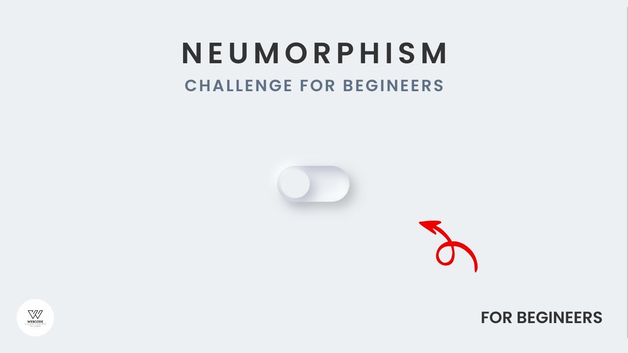 Neumorphism Challenge for Beginners: Design a Toggle Button with HTML & CSS | Easy Tutorial