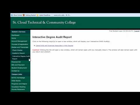 How to Access Your Degree Audit Report (DARS)