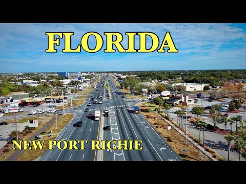New Port Richie Tampa Florida USA 2020 by Drone