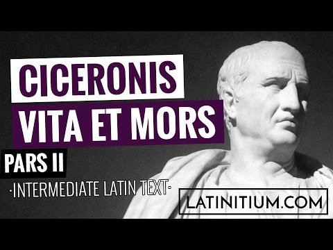 Latin texts – The life and death of Cicero | Learn Latin | #21