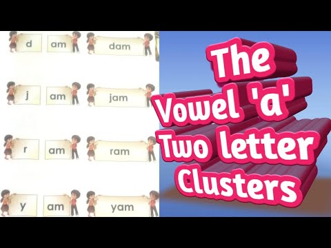 The Vowel 'a' two letter clusters/word family/English vocabulary #learningplatform#Savithabb