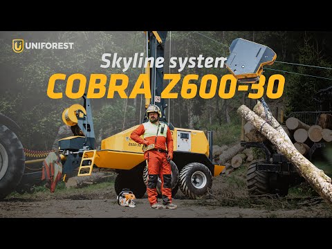 COBRA Z600-30 in Action: Professional Timber Handling in Logarska Valley