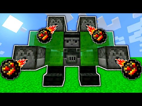 🦅 Minecraft: How To Make A Working Robot (easy)