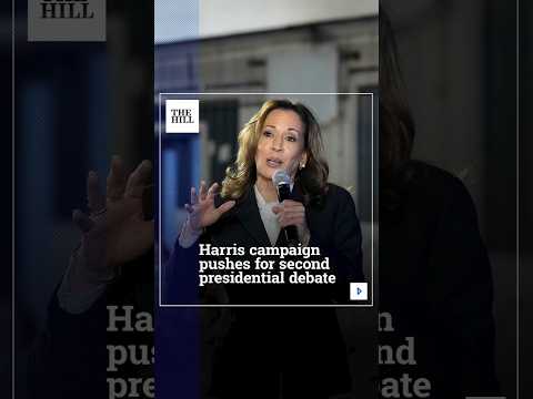 Harris Campaign Pushes For Second Presidential Debate
