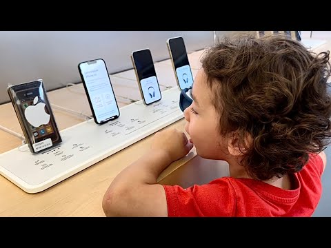 iPhone 13 Mini Shopping at the Apple Store... HE FINALLY BUYS IT! 🥳📱