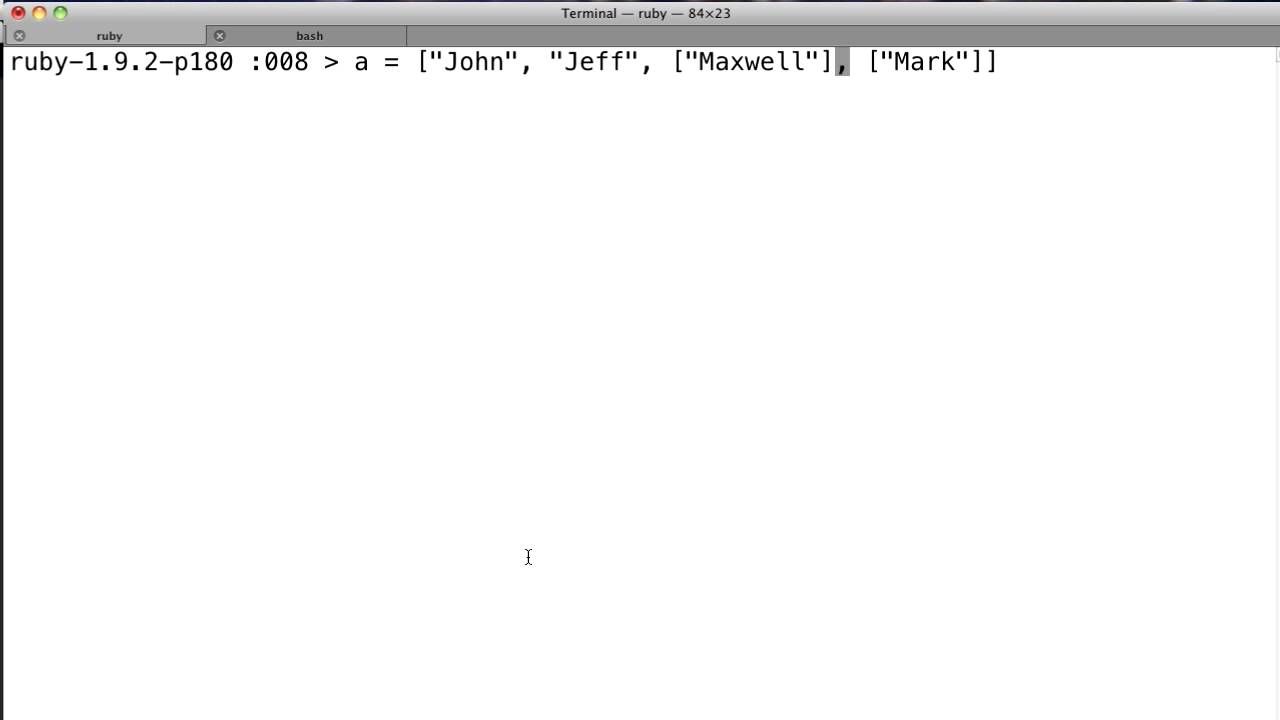 Ruby Array flatten method