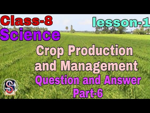 class-8th, lesson-1, Crops production and management, Que-9, what is weeds, and what is Weedicide.