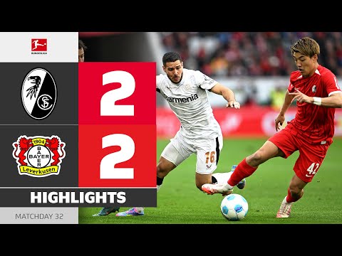 Freiburg Hands Bayern the Title! SC FREIBURG - BAYER 04 LEVERKUSEN | HL | MD 32 – Bundesliga 2024/25