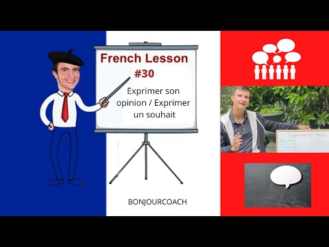 HOW TO EXPRESS YOUR OPINION & WISHES - French Lesson #30