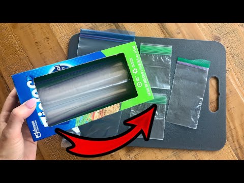 Do you know *THIS* ziplock BAG TRICK? π± (you should!)
