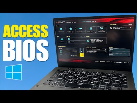 How To Access BIOS Settings on Laptop & PC (Windows 11)