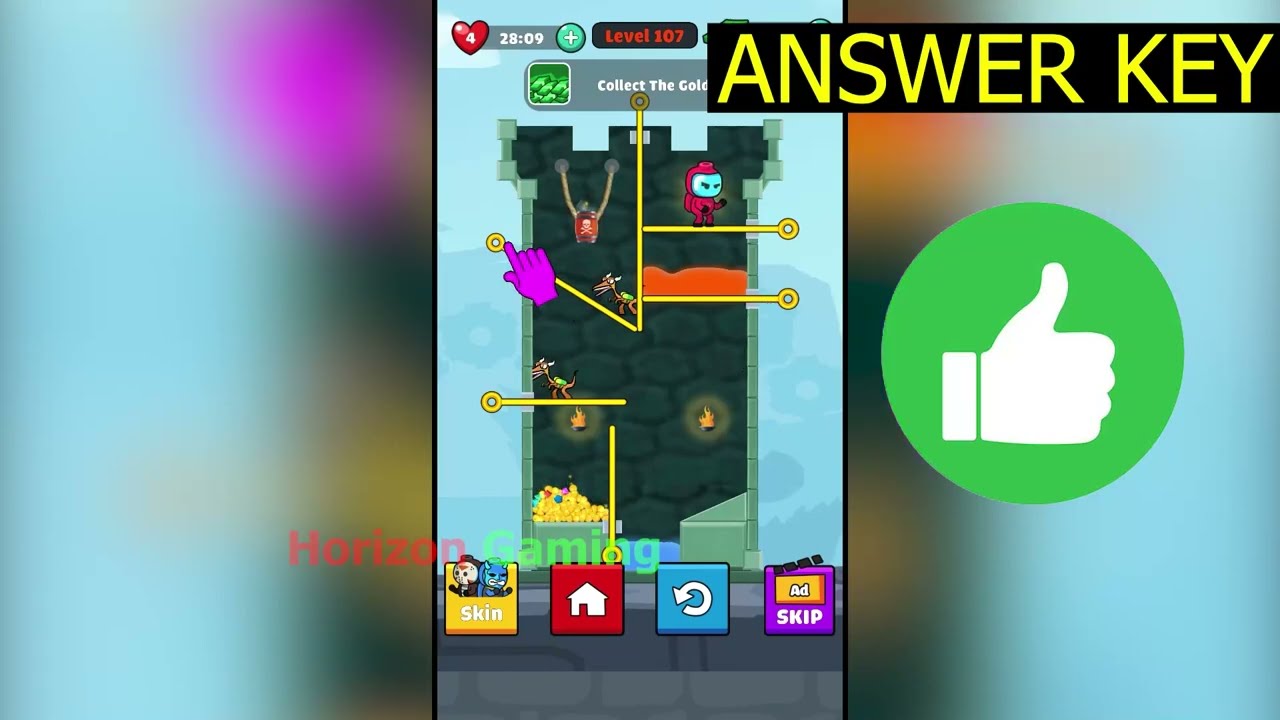 Rainbow Friends Pull The Pin LEVEL 107 Answer