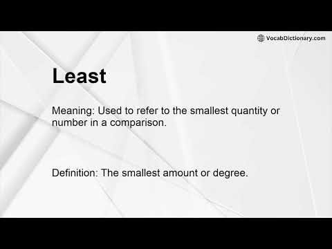 Least Meaning