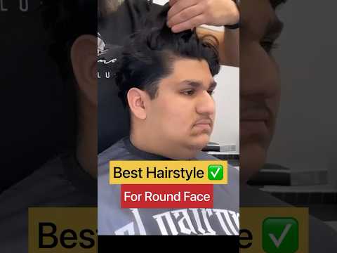 Best Hairstyle for Round Faceâś… #shortsindia #hairstyle #faceshapes #haircut #hairtutorial