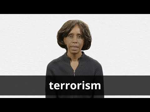 How to pronounce TERRORISM in American English