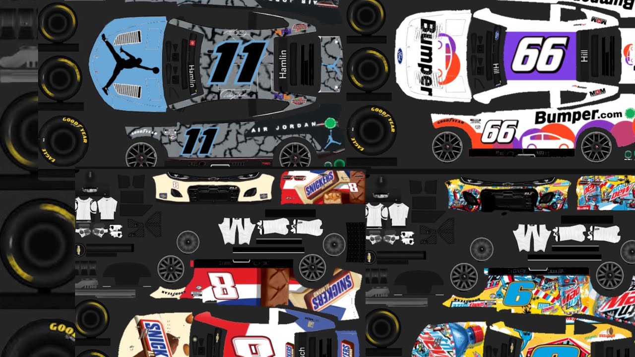 Custom nascar diecast templates (wave 2)