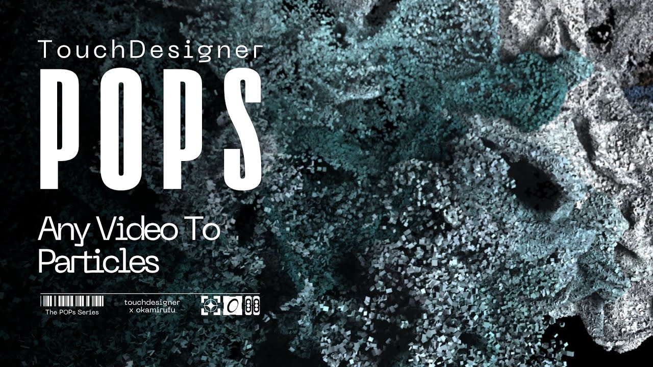 TouchDesigner POPs Tutorial: Transform Any Video To Particles - Webcam, Live, Streaming