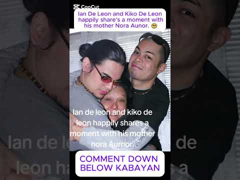 Ian De Leon and Kiko De Leon happily share’s a moment with his mother Nora Aunor. #viralvideo #news