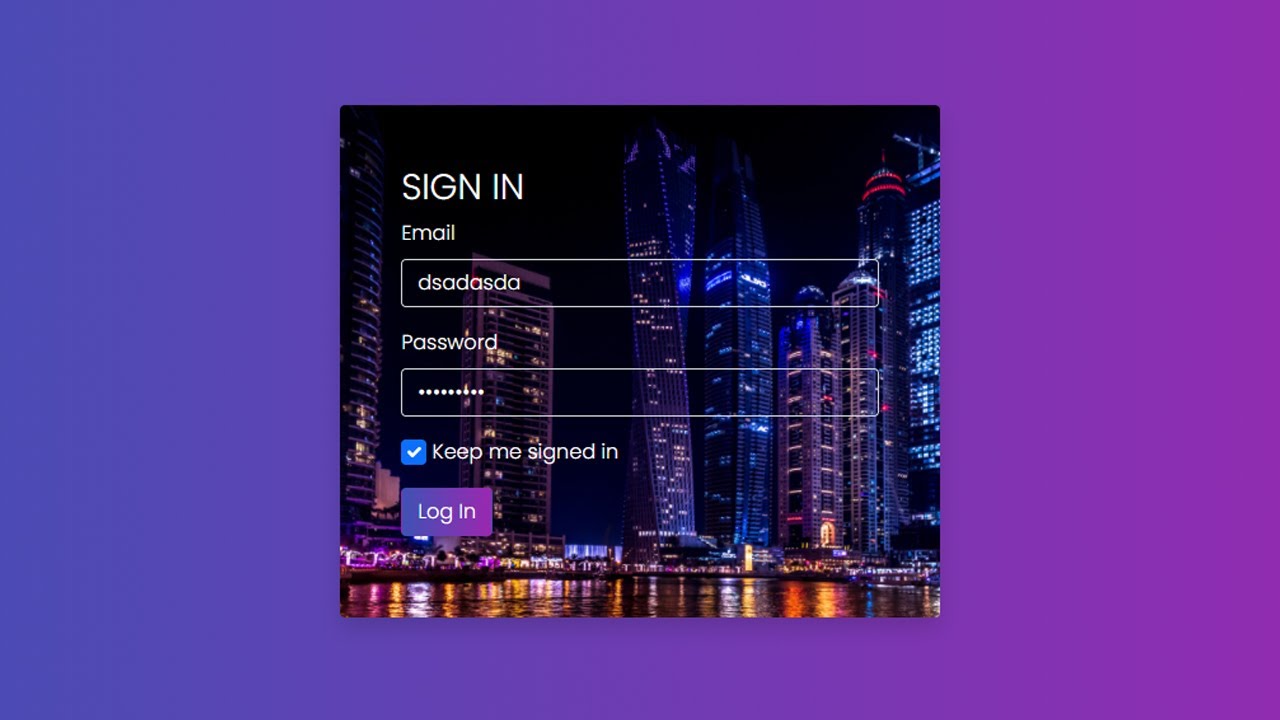 Responsive Bootstrap Login Form Design | Coding League