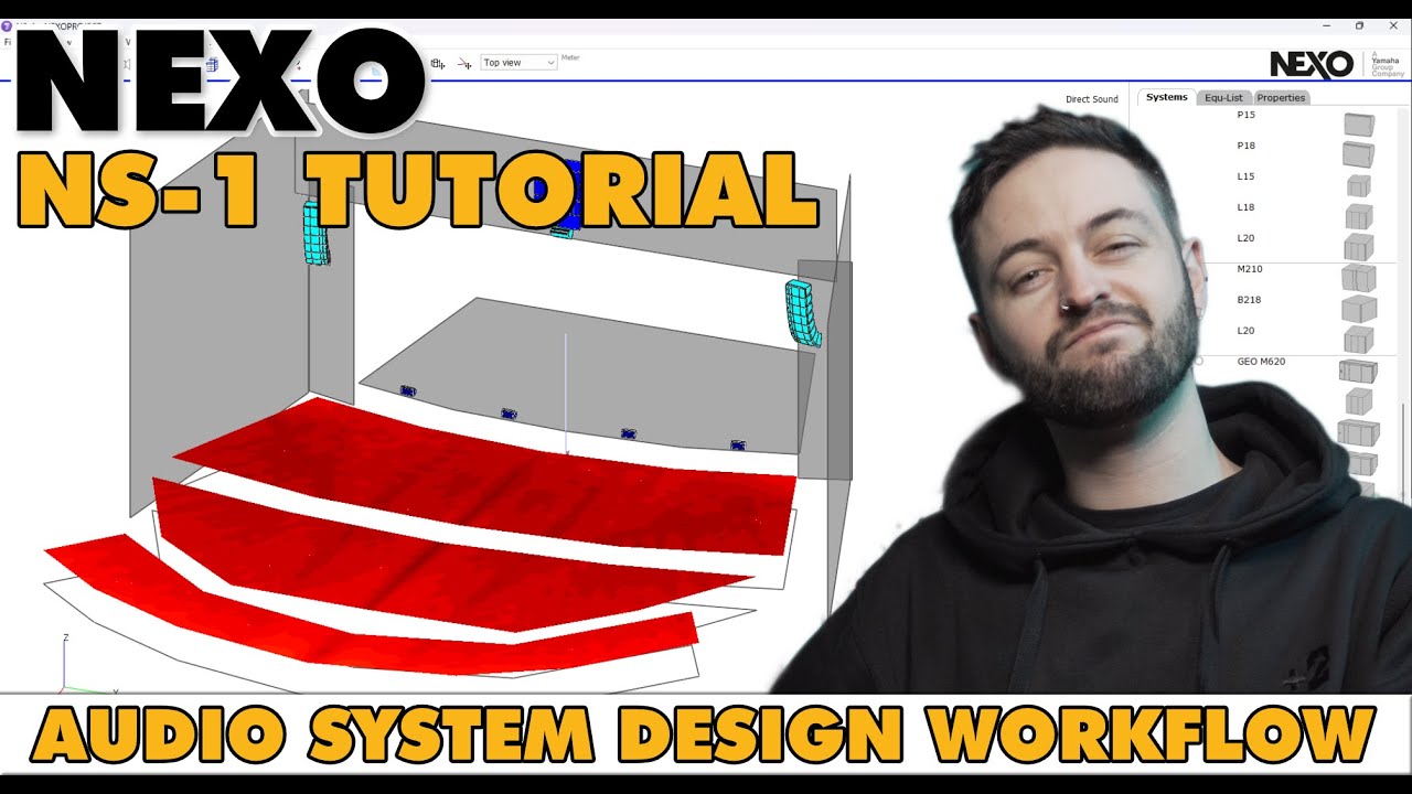 NEXO NS-1 Software Tutorial for Beginners | Audio System Design Workflow