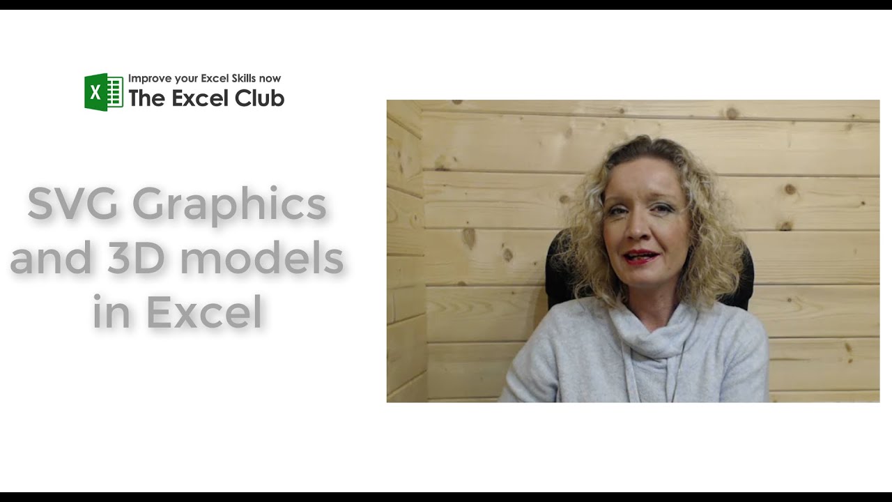 3D Models and SVG icons in Excel