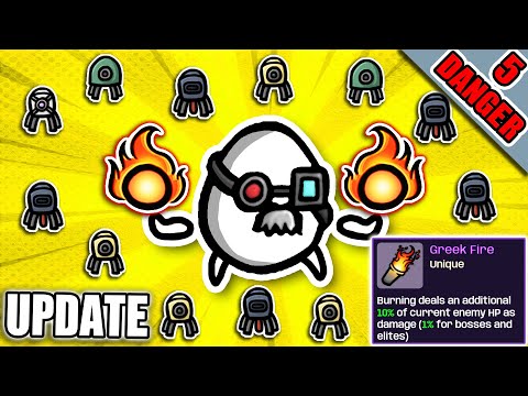 This Item Combo is broken! Technomage burning Danger 5 | Brotato