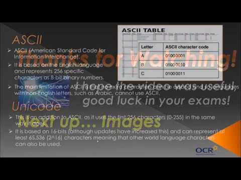 OCR GCSE Computing: Character - Topic 10 [OLD COURSE]