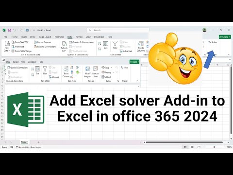 How to add Excel solver Add in excel without error