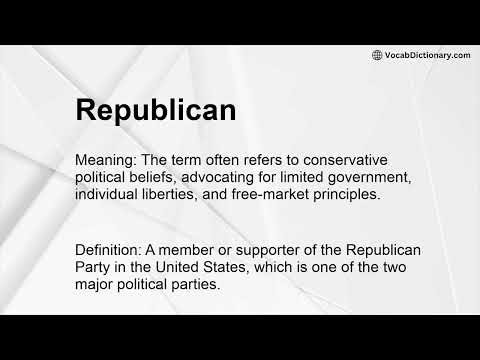 Republican Meaning
