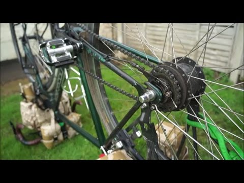 tire change on an shimano alfine gear hub