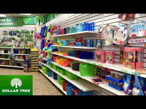 DOLLAR TREE SHOP WITH ME SPRING SUMMER HOME DECOR GARDEN DECOR SUMMER SHOPPING STORE WALK THROUGH