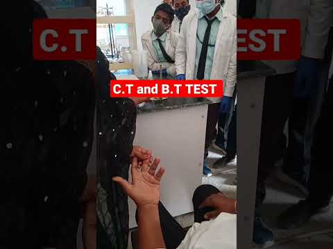 C.T AND B.T TEST IN PHARMACY LAB #pharmacy #firstyearexam #aakashsir #anatomy_physiology