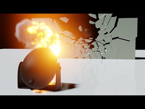 Blender Cell Fracture & Rigid Body Simulation - Particles and Physics ...