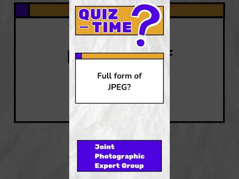JPEG#computer #quiz #education #indian #fullform #knowledge #fullformworld #englishgkquestion