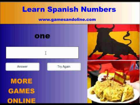 SPANISH NUMBERS GAME