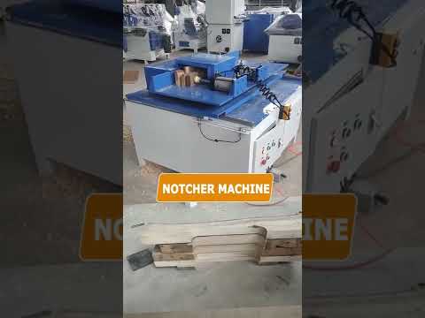 Automatic Wood Pallet Single / Double Stringer Notcher Machine
