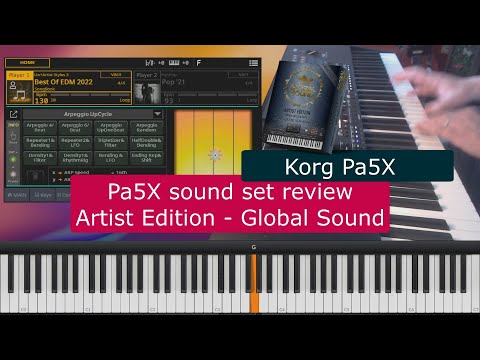 Korg Pa5X - Review Global Sounds Artist Edition Sound Set