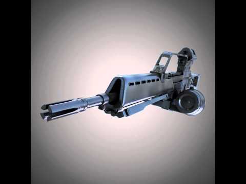 G36 Assault rifle Hi-Res 3D model from CGTrader.com