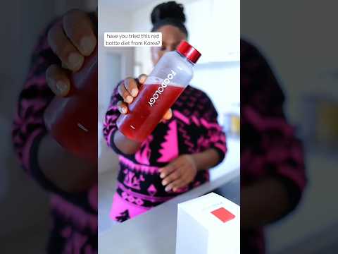 have you tried this red bottle diet from Korea?#Foodology#RedWaterMix#Red #koreandiet#RedBottleDiet