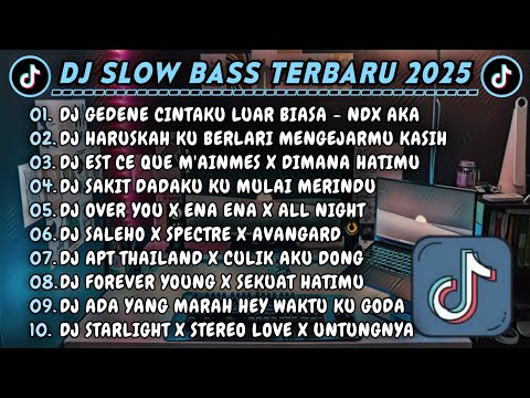 DJ SLOWBASS TERBARU 2025 || DJ GEDENE CINTAKU LUAR BIASA || DJ HARUSKAH KU BERLARI MENGEJARMU KASIH